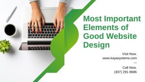 Most Important Elements of Good Website Design | Book Now!